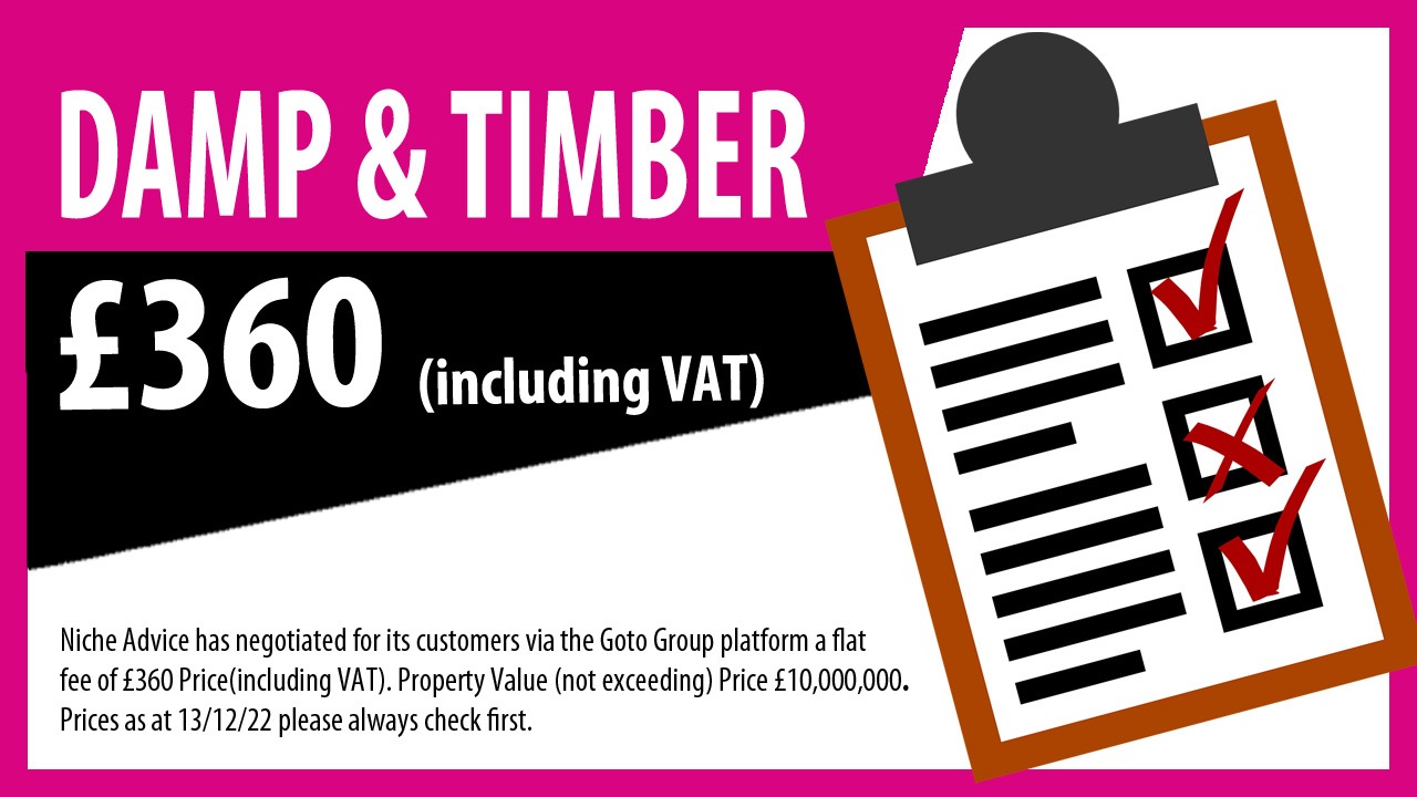 Timber and Damp Report to support my mortgage?